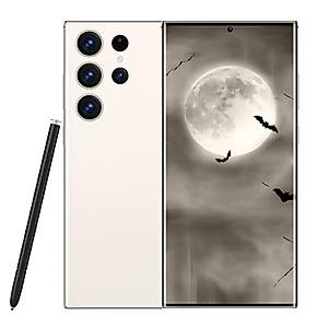 Unlocked Cell Phones S23 Ultra Mobile Phone 2023 Android 13 Smartphone with SS Pen, 8GB+256GB, 6.8" Display, 50MP+13MP Camera 6500 mAh 4G Dual SIM - White