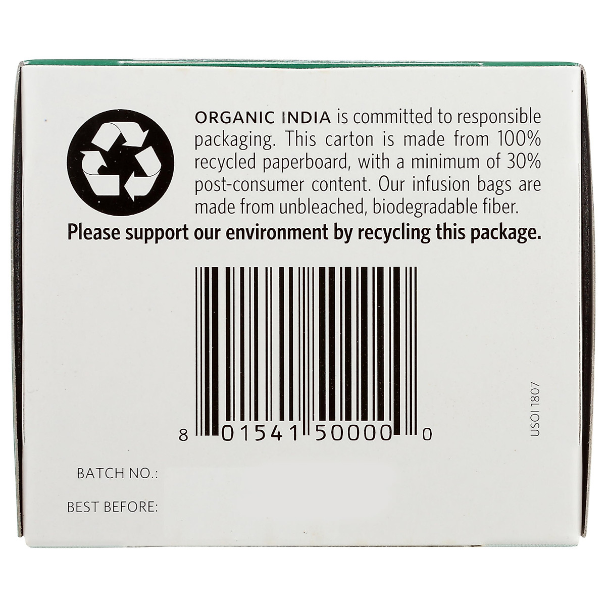 Organic India Tulsi, Original, 18 Count Box