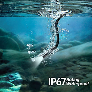 Triple Lens Endoscope Camera, Teslong Industrial Borescope Inspection Camera with Light, 16.5ft Flexible Automotive Scope Camera Snake Probe, Home Waterproof Fiber Optic Bore Cam for Sewer(5" IPS LCD)