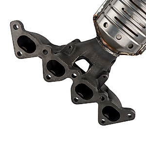 Prolenz Straight Outlet Catalytic Converters Replacement for E-lantra 2004, 2006, 2009-2012, Soul 2010, Spectra 2005-2008, Tiburon 2007-2008,Catalytic Convert with Protective Cover only 1 oxygen hole