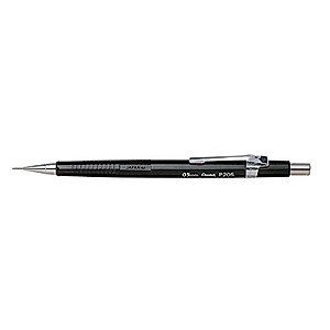Pentel P200 Series Auto Mechanical Pencil Set of 4-0.3/0.5/0.7/0.9mm