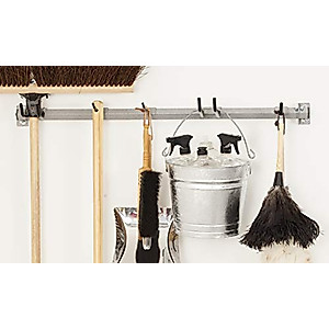 Monkey Bars Storage Mop & Broom 200-LBS Customizable Organizer Wall Mount