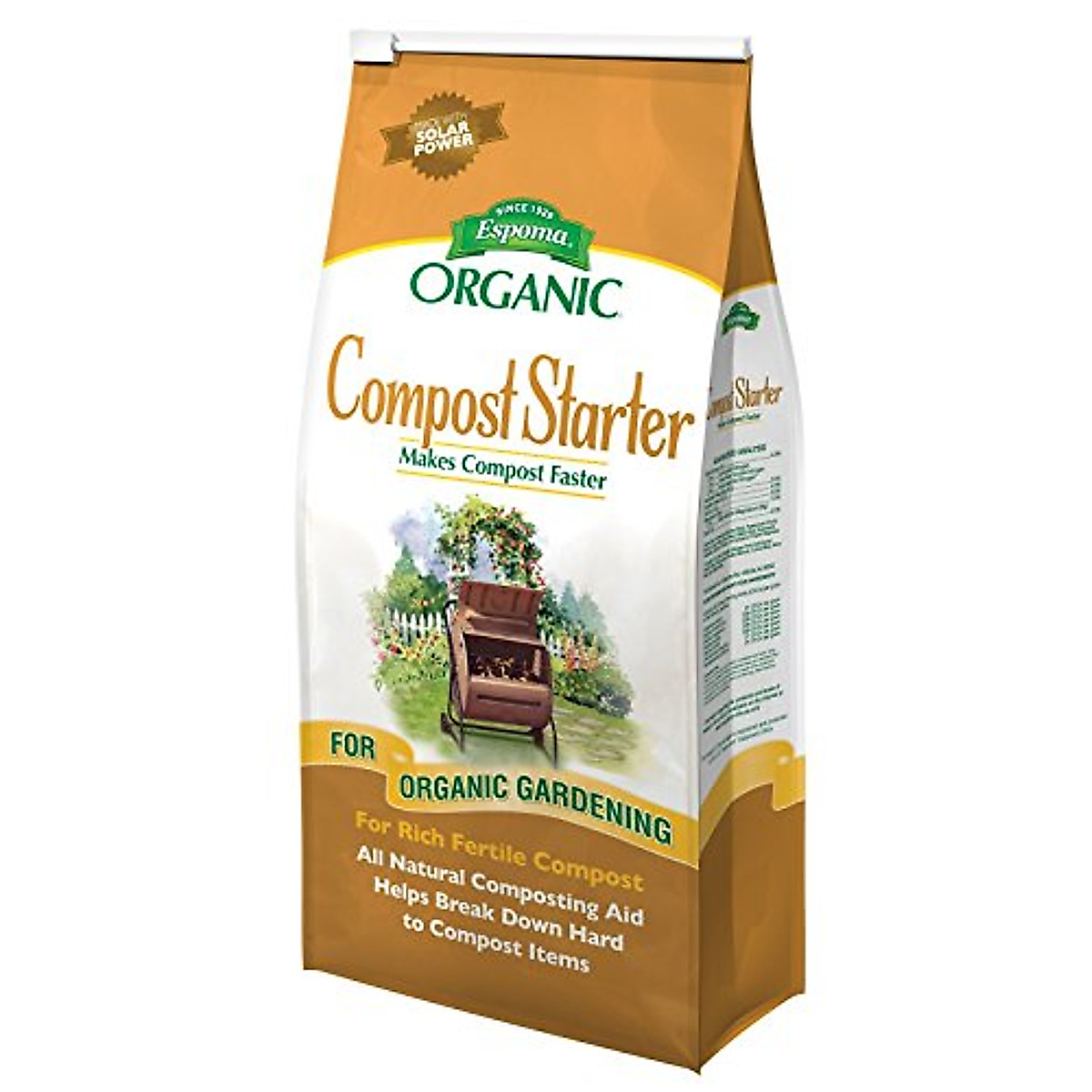 Espoma Organic Compost Starter; All-Natural Composing Aid Helps Break Down Organic Matter to Make Rich Compost for Organic Gardening. 4 lb. Bag; Pack of 1.
