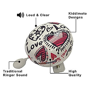 Kiddimoto Bike Bells for Kids| Premium Bicycle Bell for Kids, Boys, Girls and Adults with Loud Melodious Sound | Bicycle Horn for Road Bike, Mountain Bike, Bicycle, Scooter, MTB, BMX.