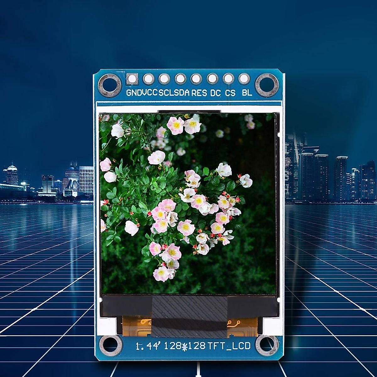FTVOGUE 1.44Inch Display Module LCD Display Screen 128RGB x 128 Resolution Serial Peripheral Interface