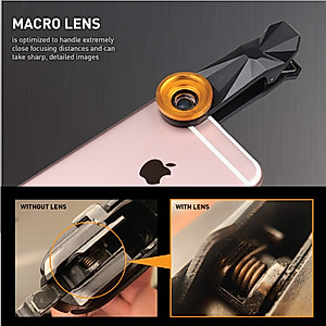 Stinger Clip-On Bore Light Illuminator & Macro Lens: Gun Barrel Light Enhancer by Smartphone Flashlight for Gun Cleaning, Gun Bore Inspection