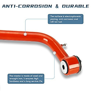 Front Upper Control Arms with Ball Joint for Chevy Silverado 1500, for GMC Sierra 1500 2019 2020 2021 2022, 2-4" Lift Suspension Kit Adjustable Control Arm, Replacement Factory Suspension Arms 2 PCS