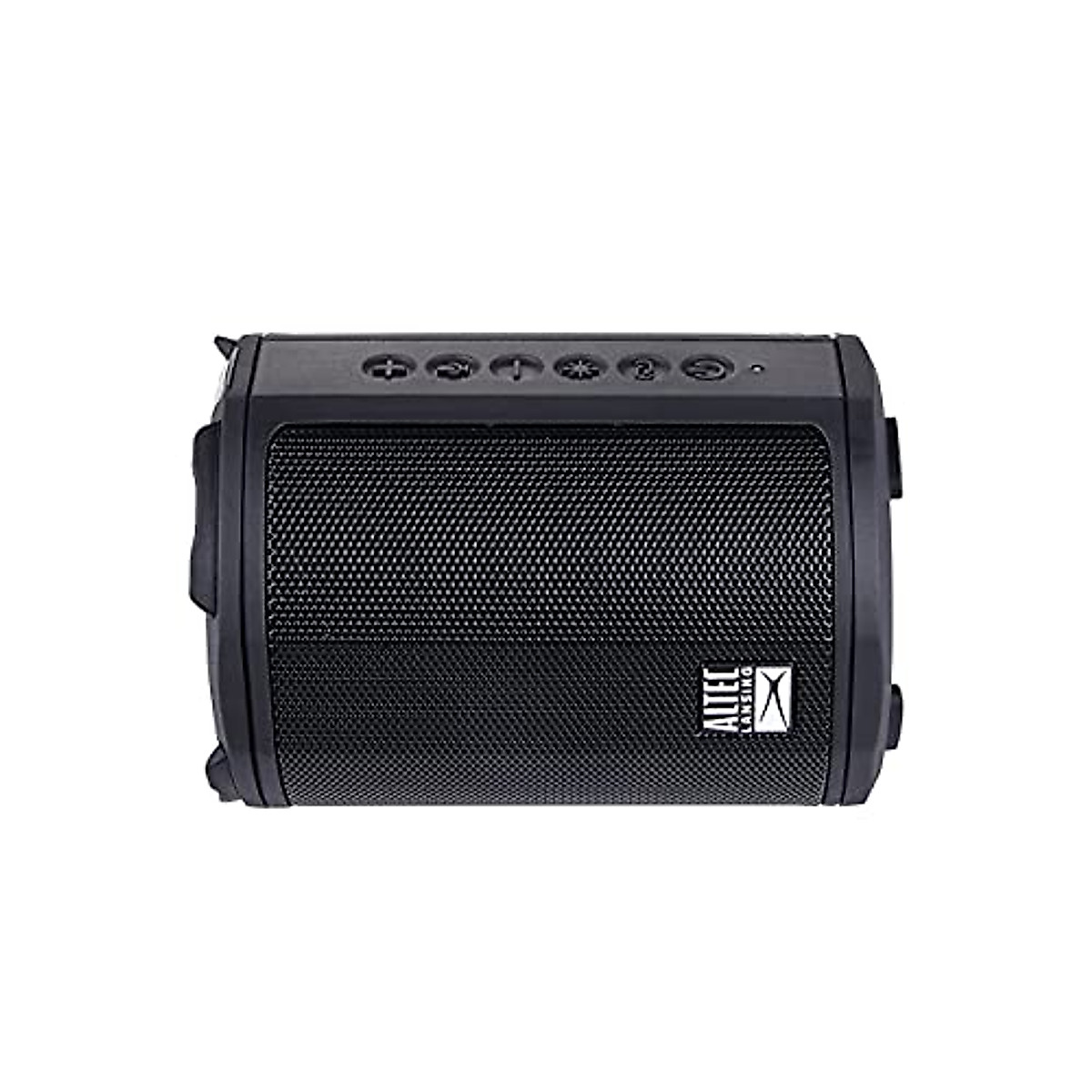 Altec Lansing HydraMotion Wireless Bluetooth Speaker with 360 Degree Sound, Portable IP67 Waterproof for Outdoors, Shockproof, Snowproof, Everything Proof, 12 Hour Playtime (Black) (Renewed)