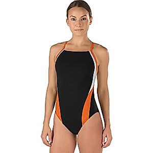 Speedo Women's Swimsuit One Piece Endurance+ Cross Back Solid Adult Team Colors - Discontinued