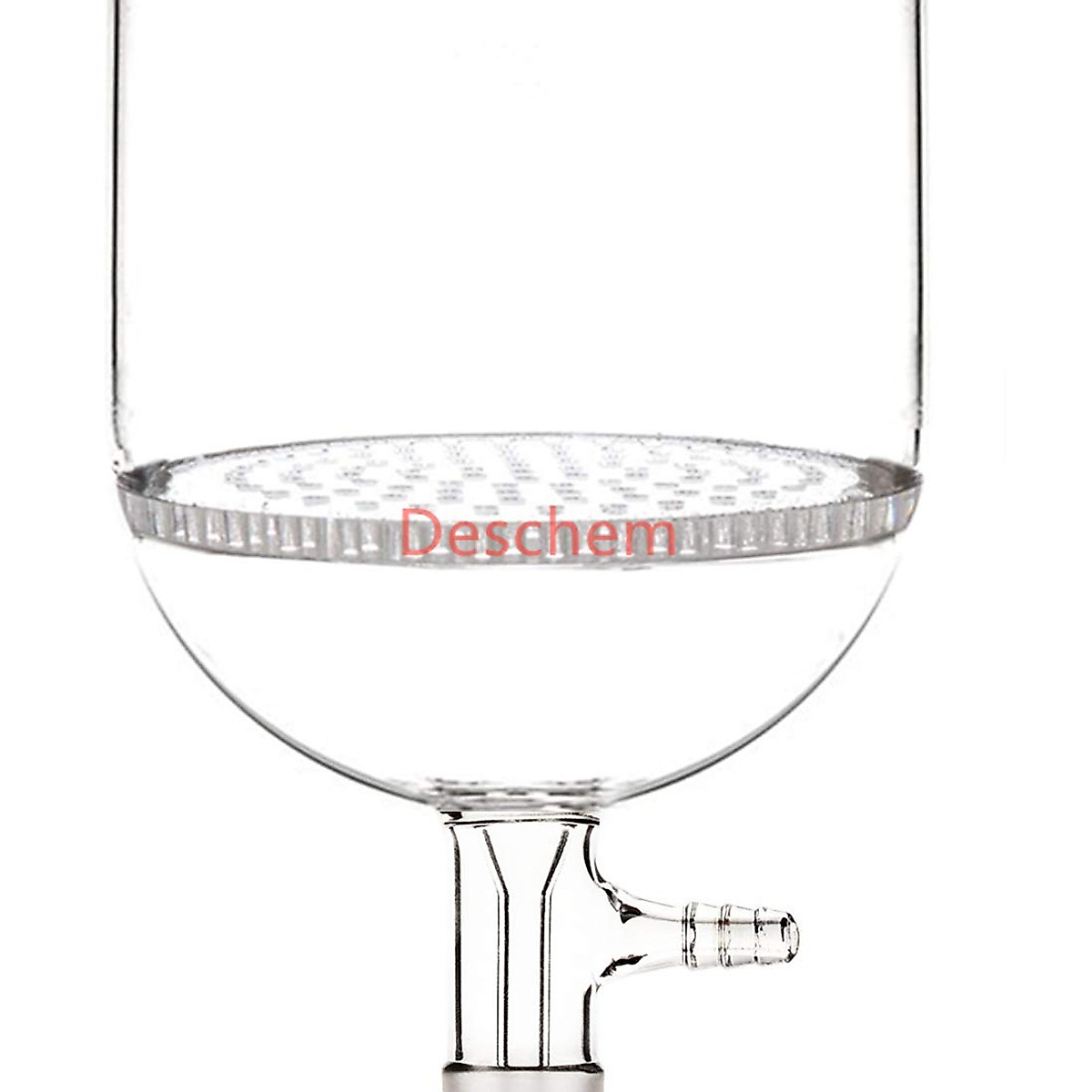 Deschem 600ml,24/40,Glass Buchner Funnel with 90mm Pore Plate,Lab Glassware
