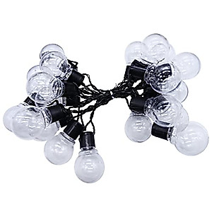 balacoo LED Globe Balls String Lights: Clear Crystal Ball Fairy Lights Indoor Outdoor Decorative Christmas Tree Lights 10LED for Garden Patio Yard Home Parties