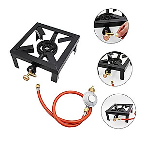 VANZACK 1 Set Gas Stove Outdoor Stove Gas Stove Portable Outdoor Bbq Cast Propane Cooker Cast Iron Propane Lpg Gas Cooker Portable Stove Burner Propane Burner Gas Stove Burner Furnace Tank