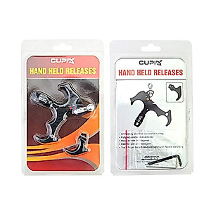 Archery Bow Release Aids 3 or 4 Finger Grip Thumb Caliper Trigger Automatic
