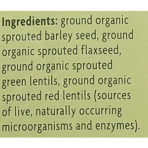 Carna4 Ground Sprouted Seeds Raw Food Topper Flora4, 18oz