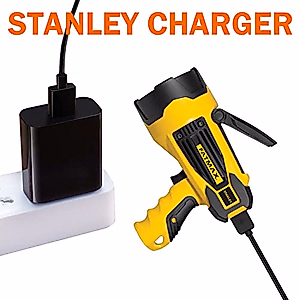 Replacement Charger Adapter USB to USB Charging Cable for Stanley Fatmax Spotlight, Stanley SL10LEDS, SL10LEDSL, TL450, TL600, SAT3S, SS4LS, Zero Trace TL1KPZ TL1KPS BB24PS Flashlight Power Cord (5Ft)