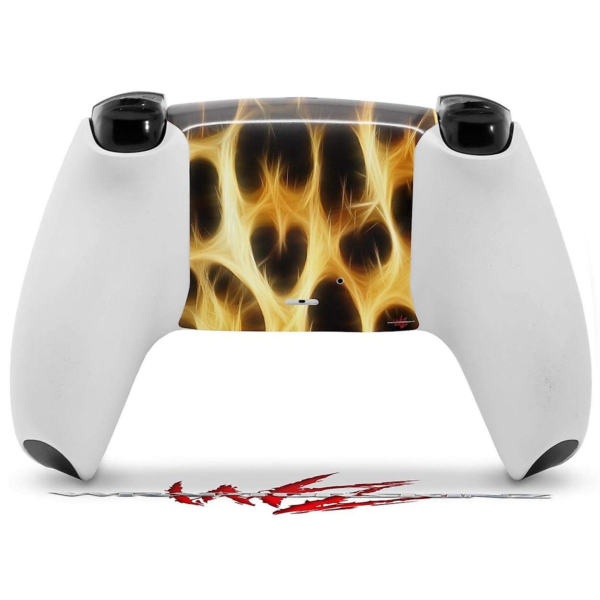 WraptorSkinz Skin Wrap compatible with Sony PS5 DualSense Controller Fractal Fur Leopard (CONTROLLER NOT INCLUDED)