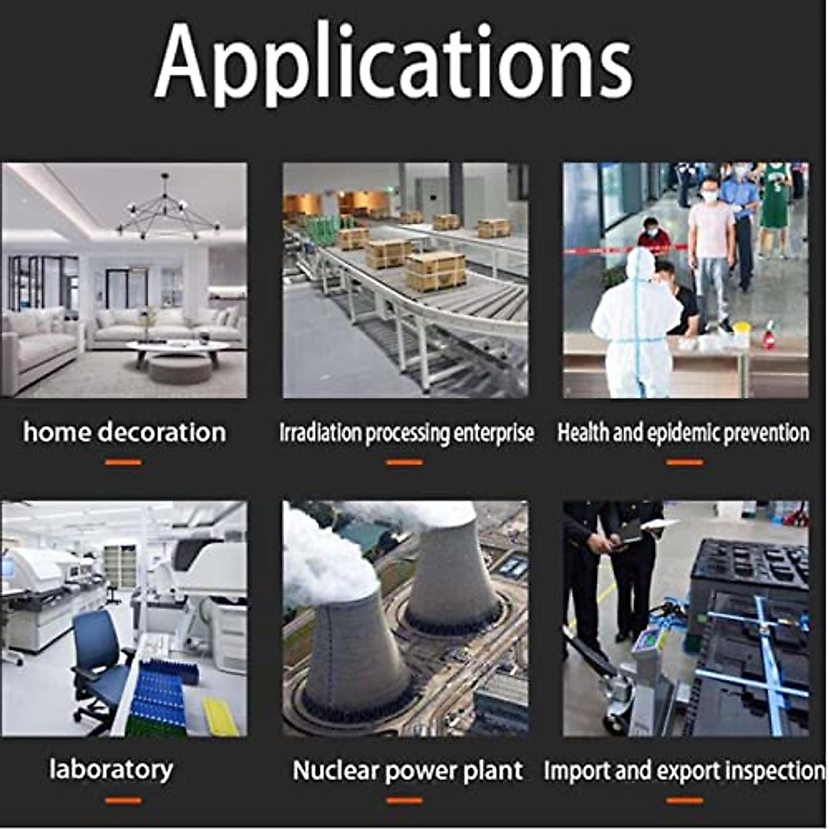 Ben Zhan Geiger Counter Dose Alarm Device, Nuclear Radiation Detector, Dosimeter Monitor Portable Digital Meter High Sensitivity Accuracy