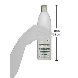 Il Salone Milano Professional Keratin Shampoo for Very Damaged Hair - Reconstruction, Strengthen and Repair - Premium Quality - 16.91 Fl. Oz / 500ml