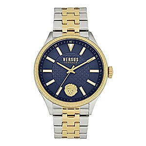 Versus Versace Mens Blue 45 mm Colonne Watch VSPHI5421