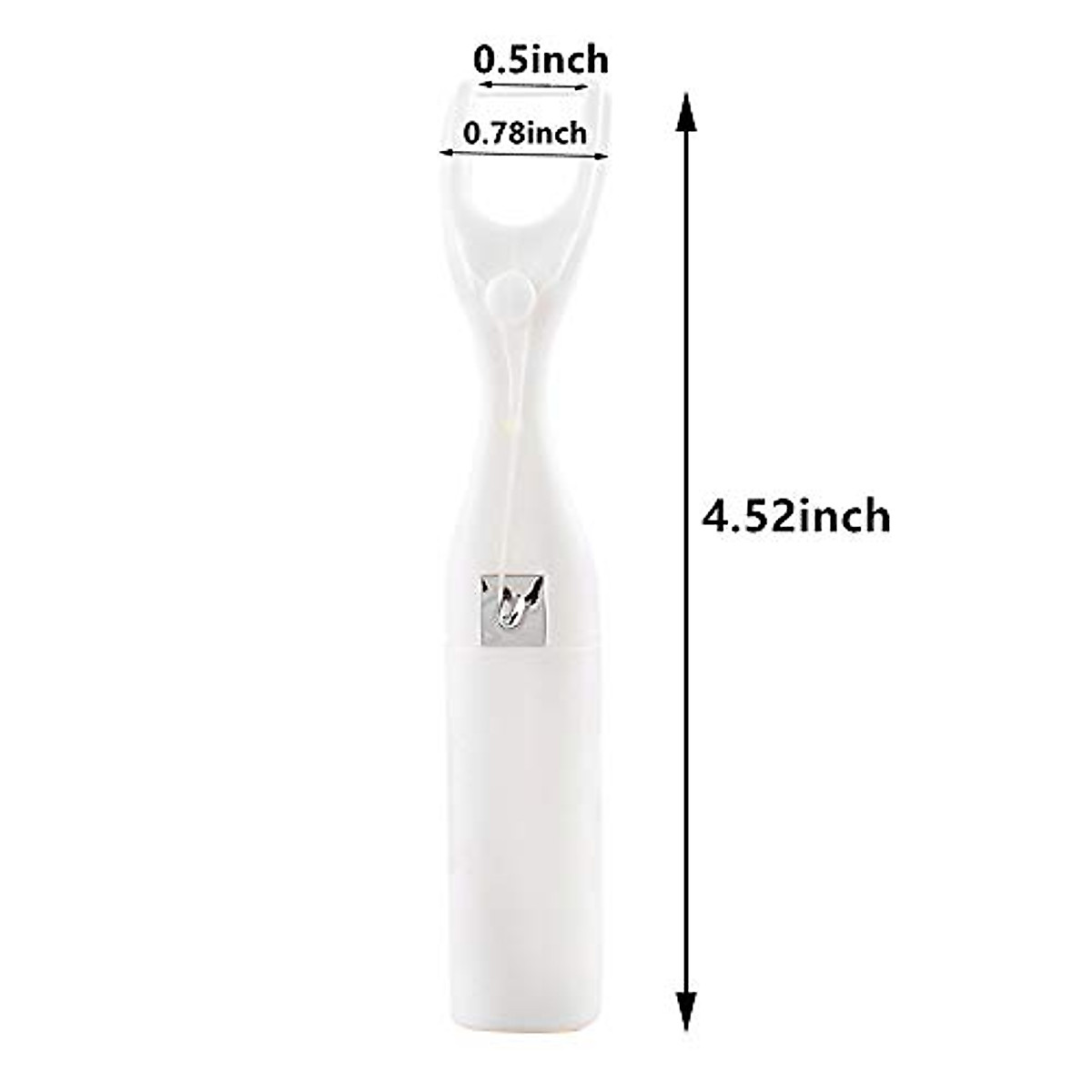 FveBzem Dental Floss Holder with 50 Meter Flosses Reach Waxed Dental Floss for Plaque and Food Removal Advanced Care Flossers Floss Mate Handle Dental Oral Care Interdental Brush Floss Holder