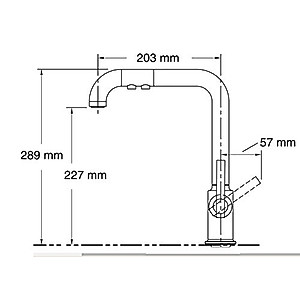KOHLER K-7505-BL Faucet, Matte Black