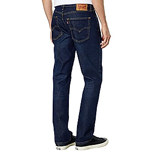 Levi's Men's 514 Straight Fit Jeans, (New) Clean Run-Dark Indigo (Advanced Stretch), 34W x 32L