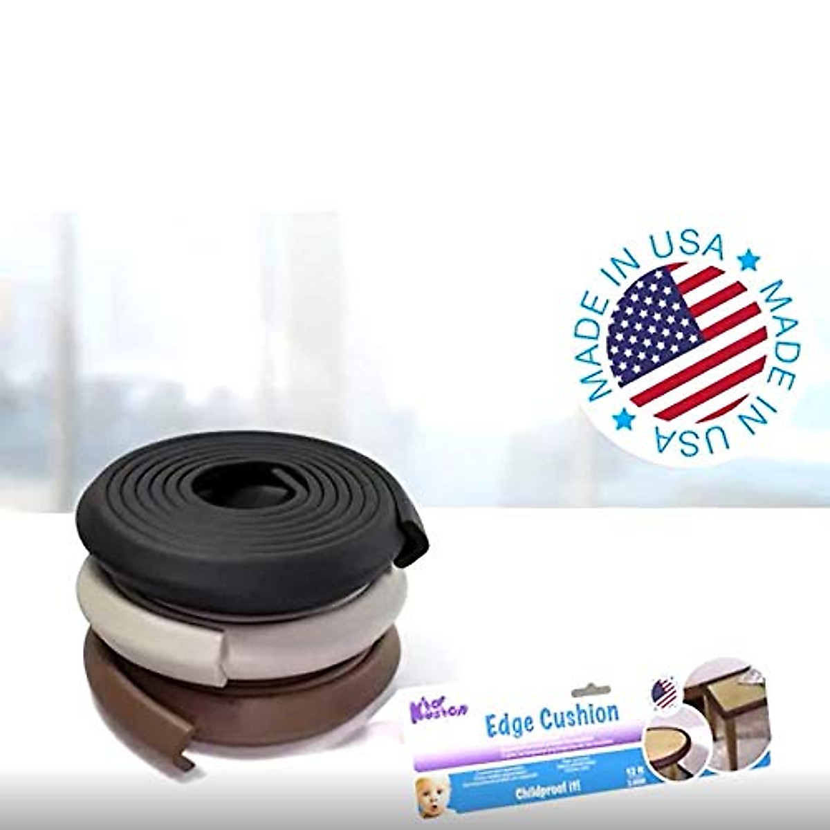Kidkusion 24' Edge Cushion, Black