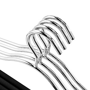 FREZON Extra-Wide Drapery Hangers Blanket Hangers Heavy Duty Space Saving with Nonslip Tube- Great for Quilts, Sleeping Bags, Comforters, Table Cloths(8 Pack)