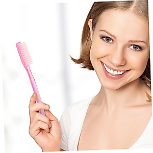 6Pcs Manual Toothbrushes Premium Hard Bristles Toothbrush for Adult Teeth Stain Cleaning Toothbrush White Teeth Toothbrush