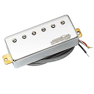 Wilkinson M Series Ceramic Mini Humbucker Electric Guitar Neck Pickup for Les Paul/Fire-bird, Chrome