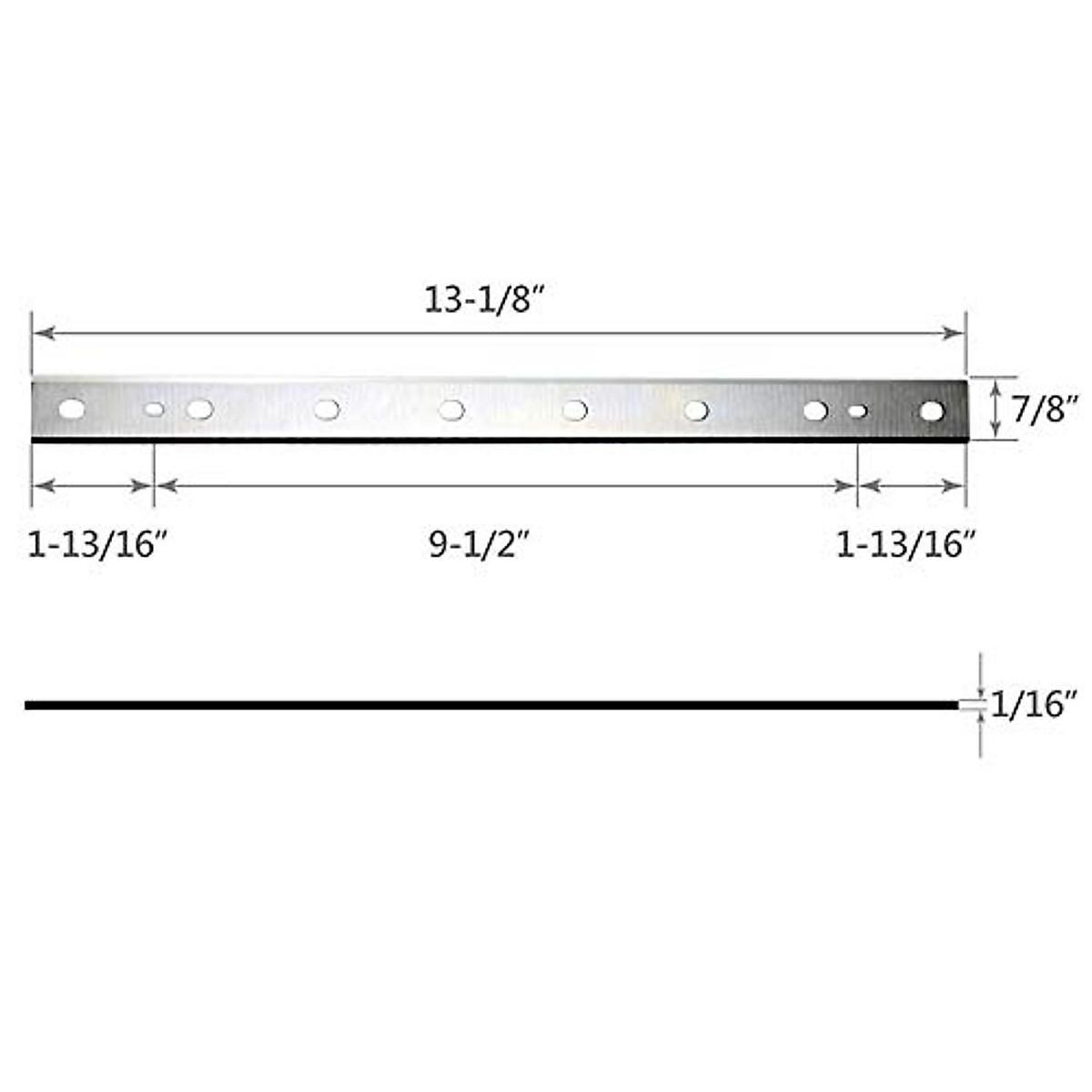JTEX Planer Blades for DeWalt DW735 DW735X (DW7352), 13-Inch, Double Sided