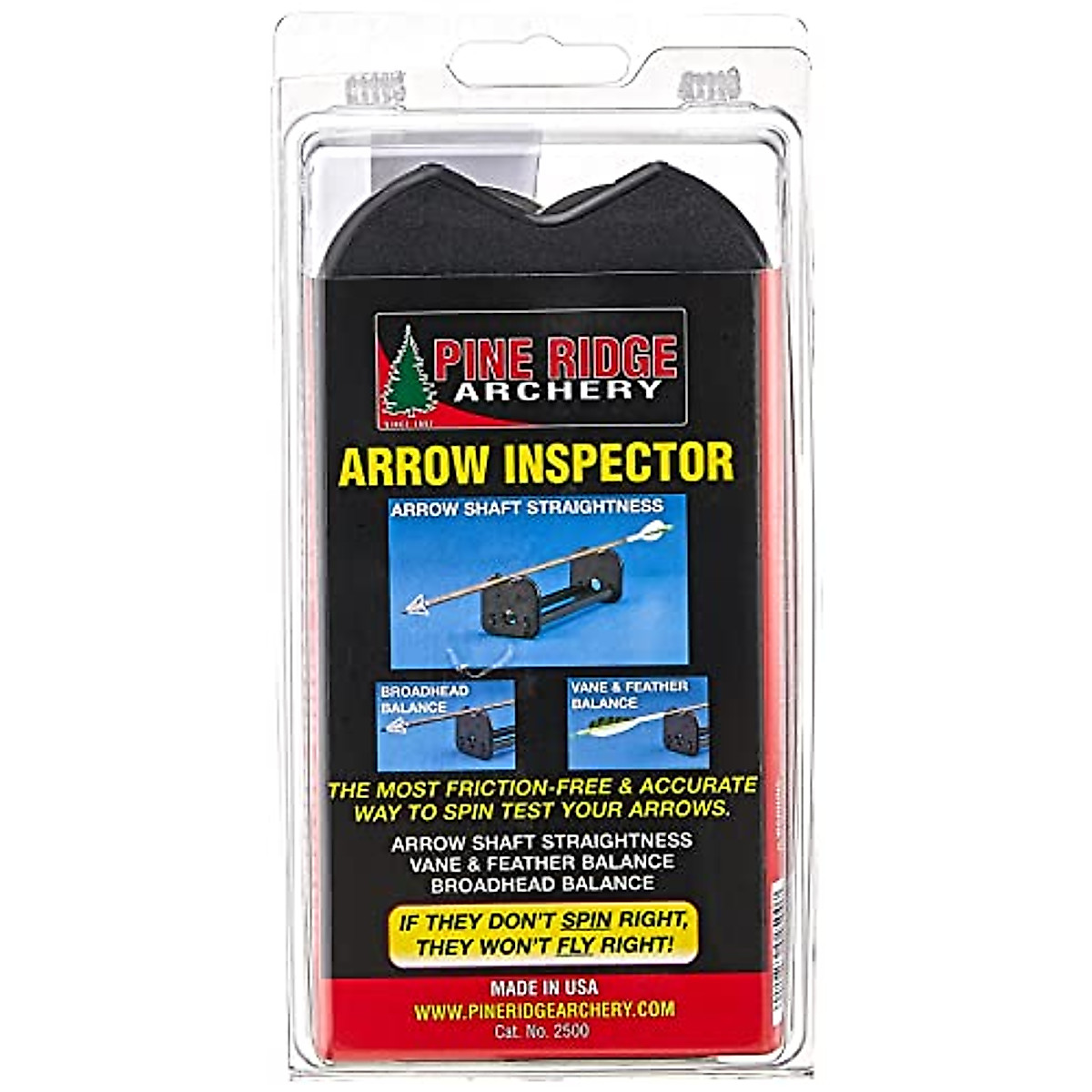 Pine Ridge Archery The Arrow Inspector, Black