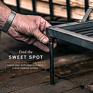 Hickory Summit argentine grill - argentinian gaucho grill - santa maria grill - argentinian parrilla set with all tools included