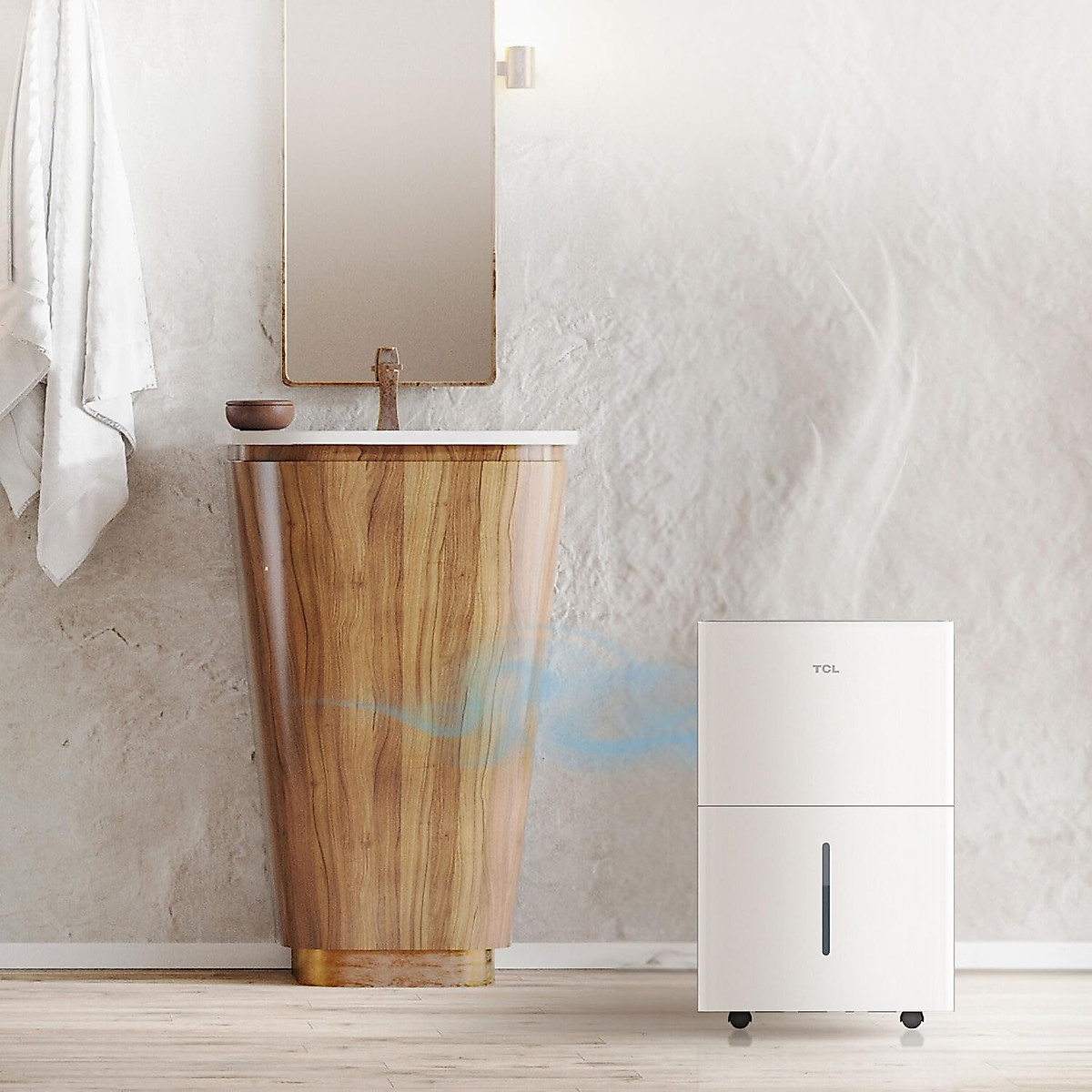 TCL H25D44W 25 Pint Smart Dehumidifier Energy Star 115v