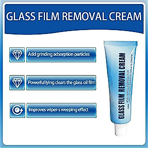 New Car Glass Oil Film Cleaner [3 Pack], Car Glass Oil Film Cleaner Safety and Long-Term Protection