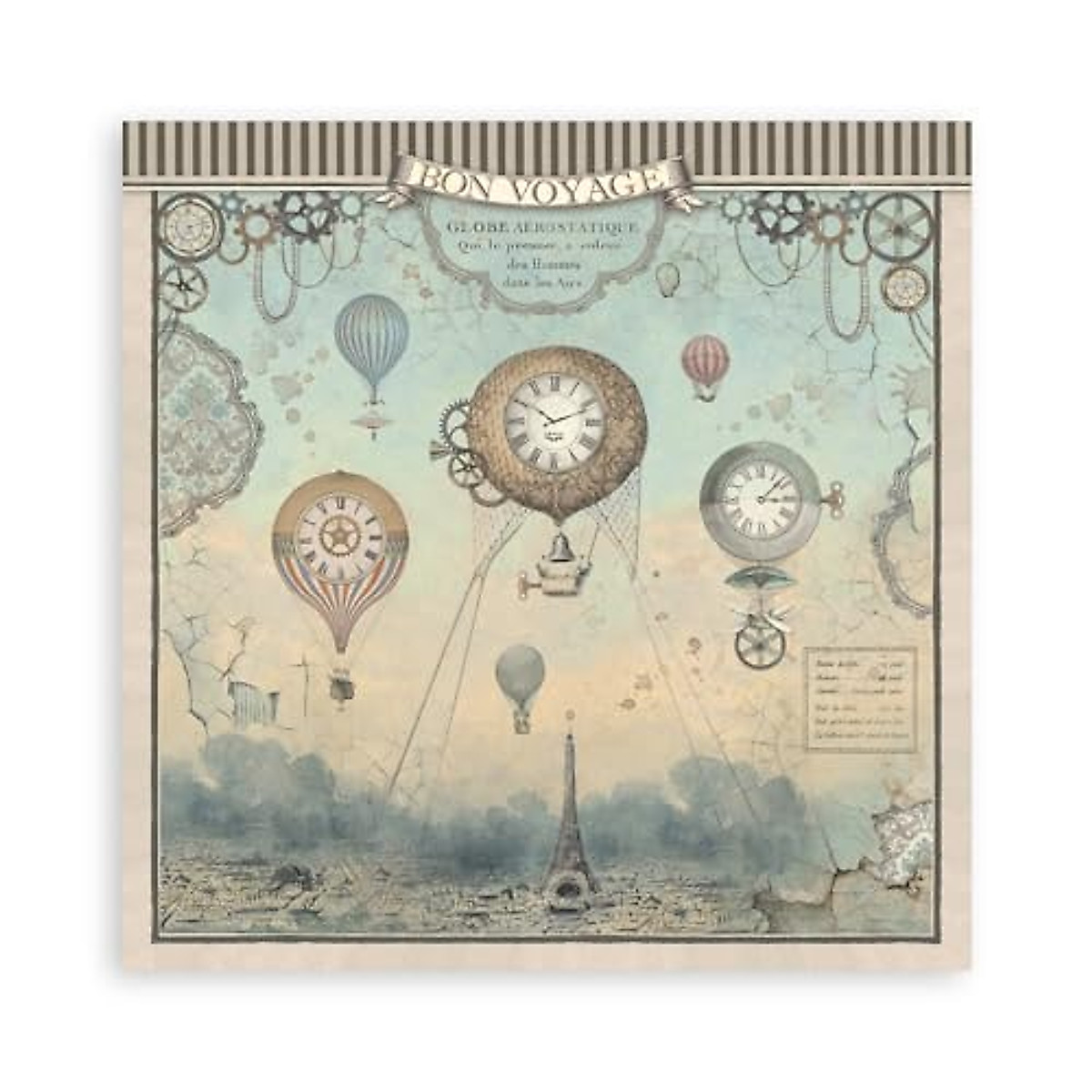 Stamperia Intl Scrapbooking Paper, Multi-Colored 10 Pack