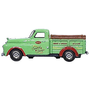 1948 B-1B Pickup Truck Green Dan's Service Garage 1/87 (HO) Scale Diecast Model Car by Oxford Diecast 87DP48003