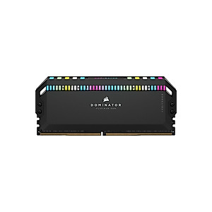CORSAIR DOMINATOR PLATINUM RGB DDR5 RAM 32GB (2x16GB) 5600MHz CL36 Intel XMP iCUE Compatible Computer Memory - Black (CMT32GX5M2B5600C36)