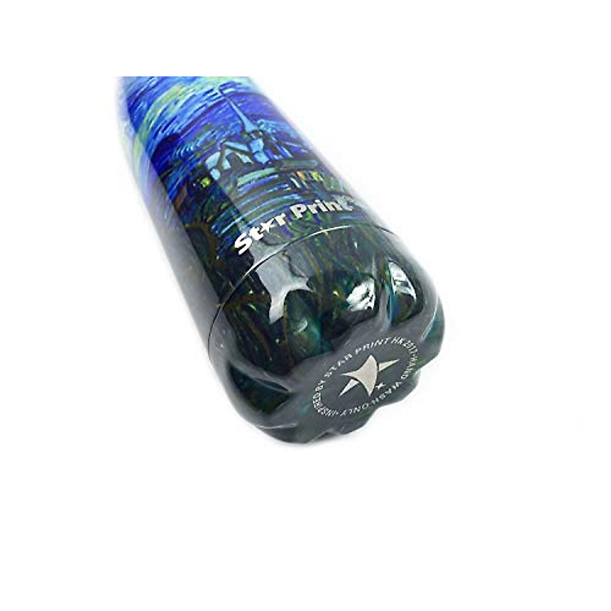 Star Print Bottle, Van Gogh The Starry Night, Double Wall Vacuum Insulated Stainless Steel Water Bottle, 17 oz
