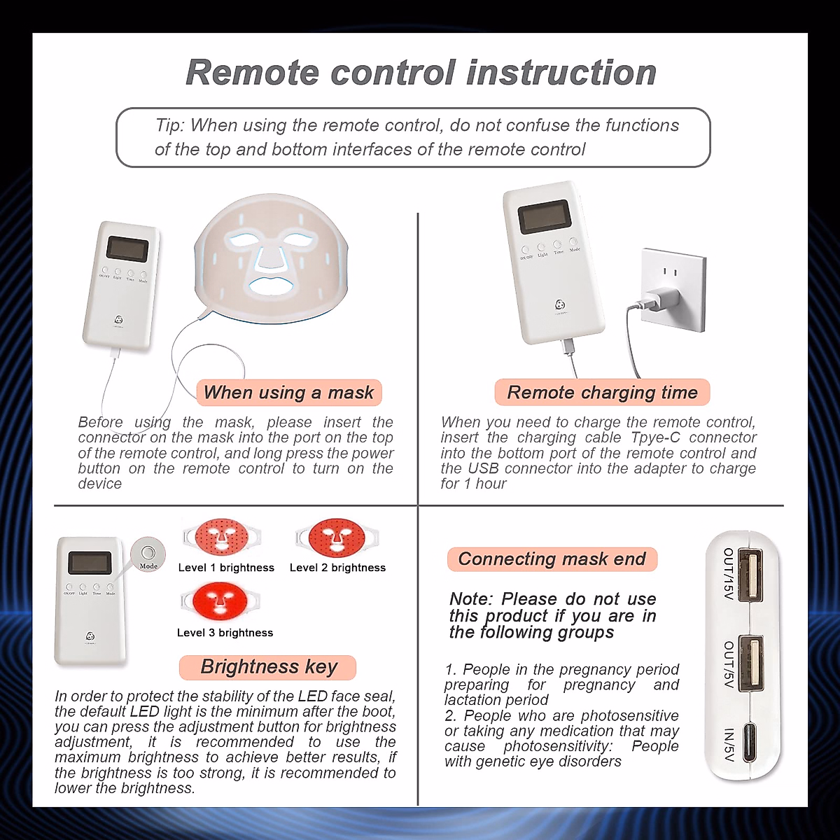Led Face Mask Light Therapy, Red light therapy for face, light therapy mask, Led Light Therapy Facial Skin Care Mask, Blue & Red Light for Acne Photon Mask, Japanese New Technology, Silicone Material