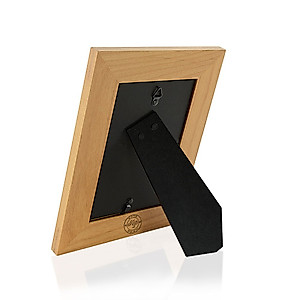 KATE POSH - Mommy & Me Engraved Natural Wood Picture Frame, I Love Mommy Photo Frame, New Baby Gifts, Nursery Picture Frame, New Mom Gifts (5x7-Vertical)