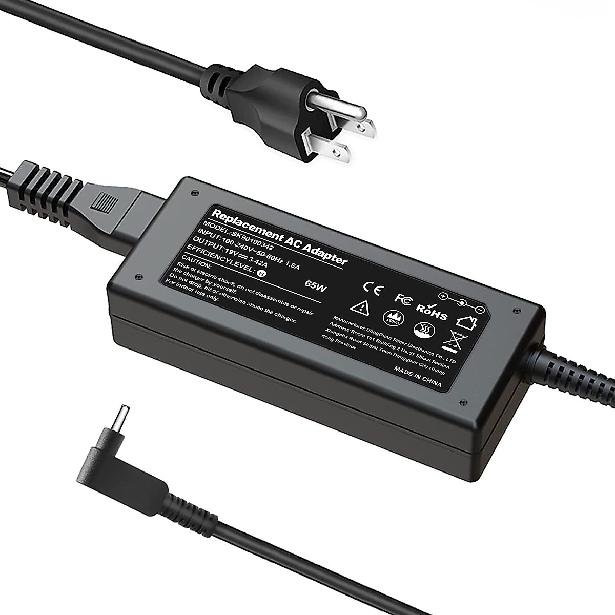 Pa-1450-26 Acer Charger Compatible with Acer Aspire a515-54 Charger for Acer a115-31-c0yl Charger and Acer Chromebook C720 Charger, Included AC Adapter and Power Cord