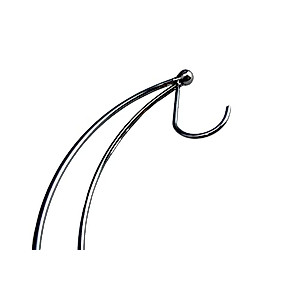 Chrome Banana Tree Holder Ripen Fruit Evenly Prevents Bruising & Spoiling