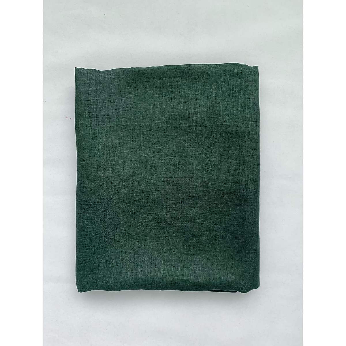 Charmii 100% Linen Fabric by The Yard, Precut Embroidery Fabric Linen for Clothing, Crafts and Quilting, Soft, Versatile, Breathable, 57.5" Wide, Green