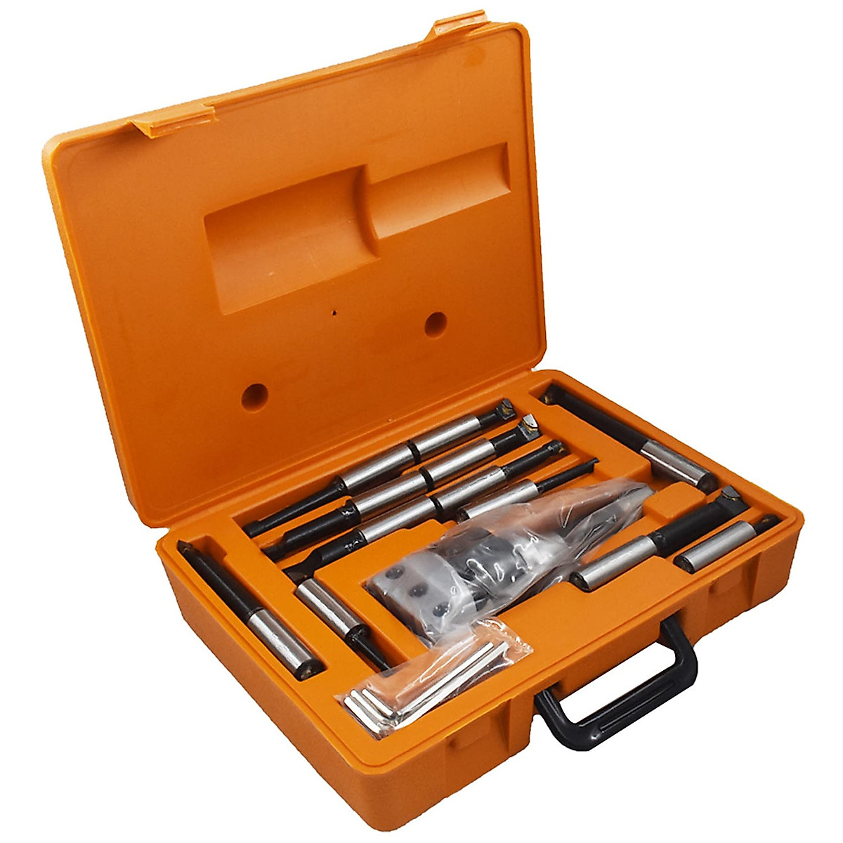 TINVHY 12-Pack Set 3 Boring Head R8 Shank 3/4 Carbide Boring Bar, Replacement for Bridgeport Milling