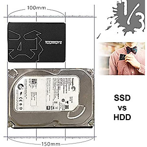 TOPMORE TLC 240GB 2.5 Inch SATA III Internal Solid State Drive SSD | Made in Taiwan (240GB)
