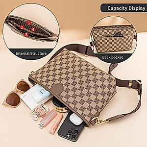 LBiayion Crossbody Bags for Women,This Fashion multi-functional crossbody can always keep your daily items well organized.