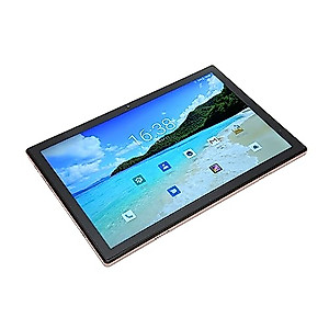 Haofy 10.1 Inch Tablet Octa Core 8GB RAM 256GB ROM 2-in-1 Tablet 100-240V Keyboard for Work (US Plug)