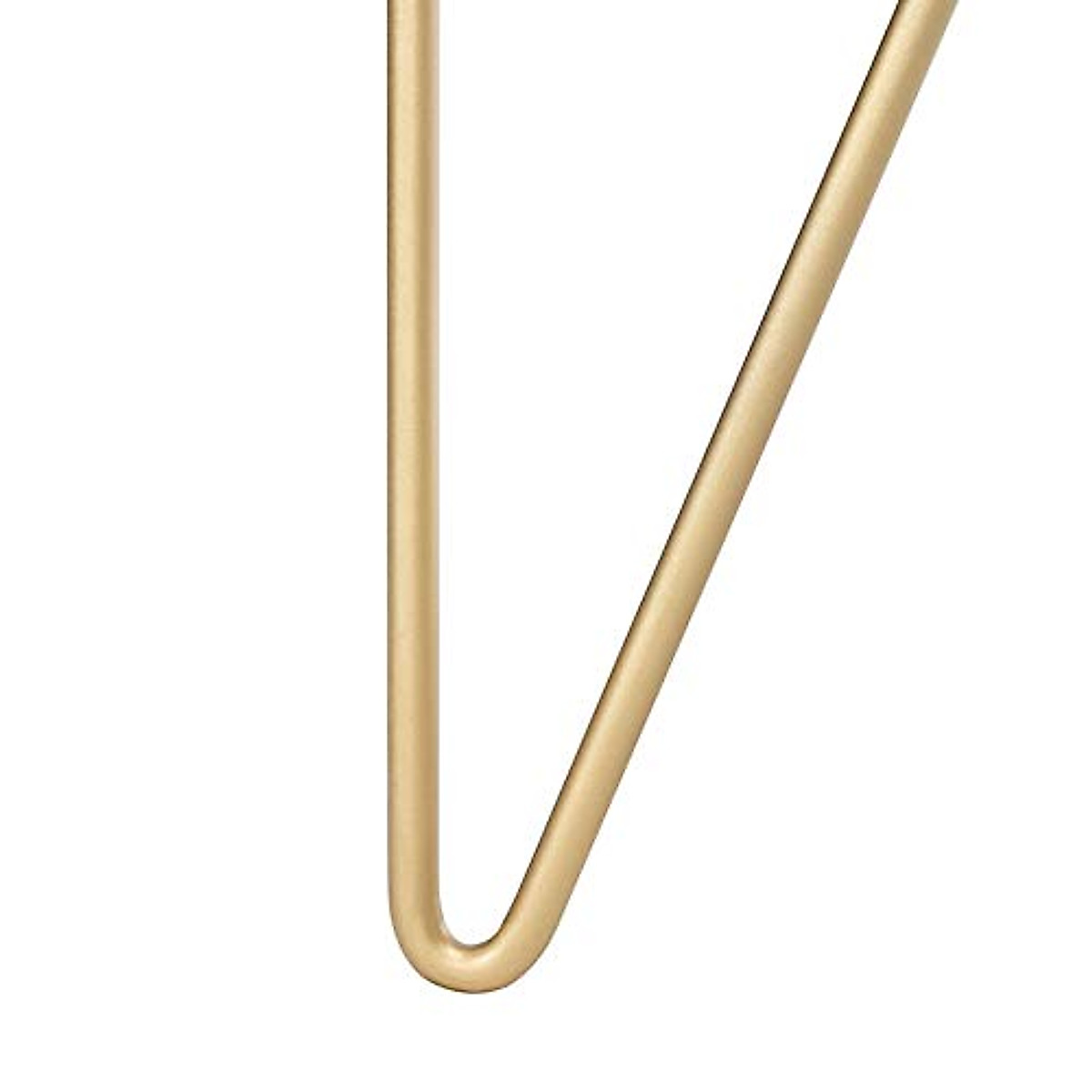 Safavieh Home Office Collection Raveena White Wash and Brass 1-Drawer Hairpin Leg Desk, 0