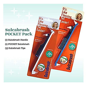 Sulcabrush Pocket Pack - 1 Sulcabrush + 1 Pocket Sulcabrush